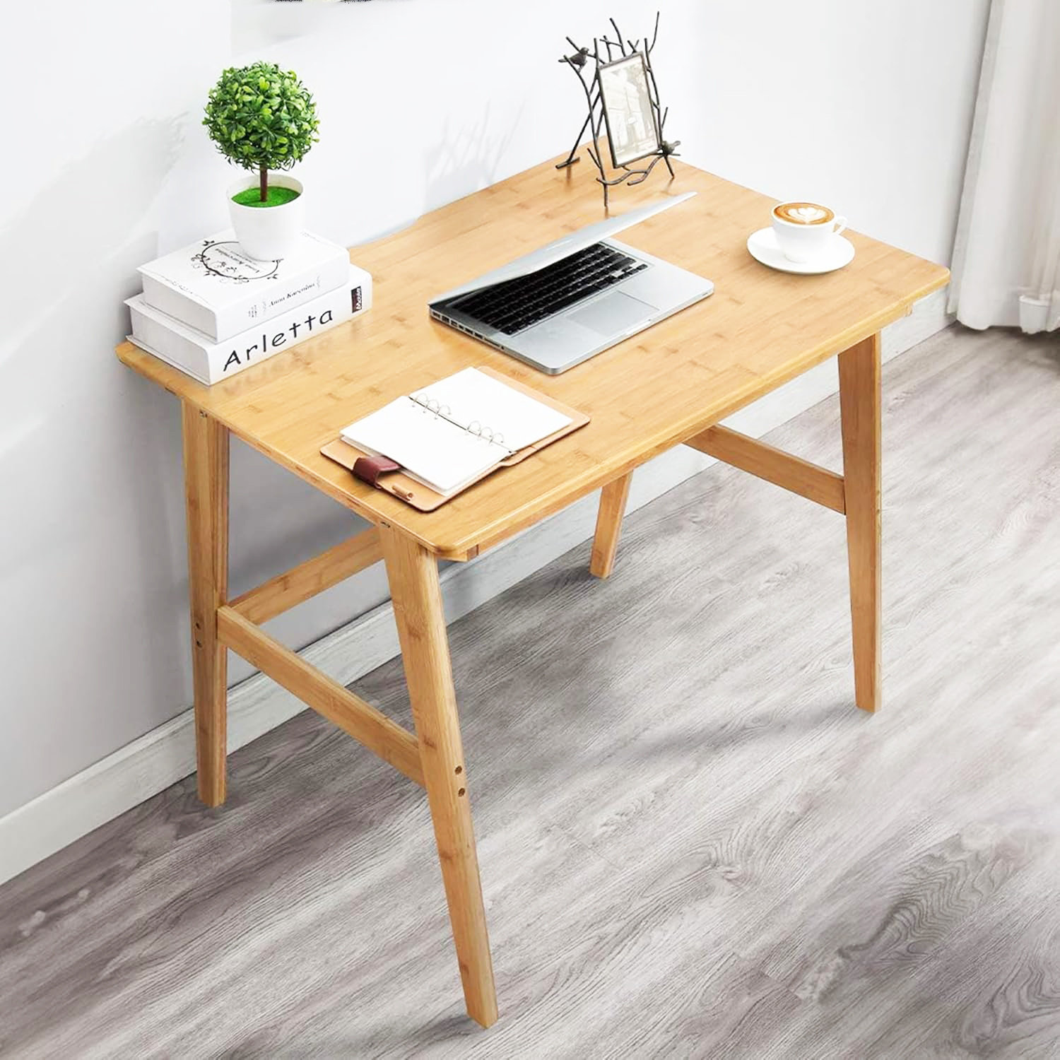 Ameriwood 31.5" Bamboo Home Desk with Large Drawers - Wayfair Canada